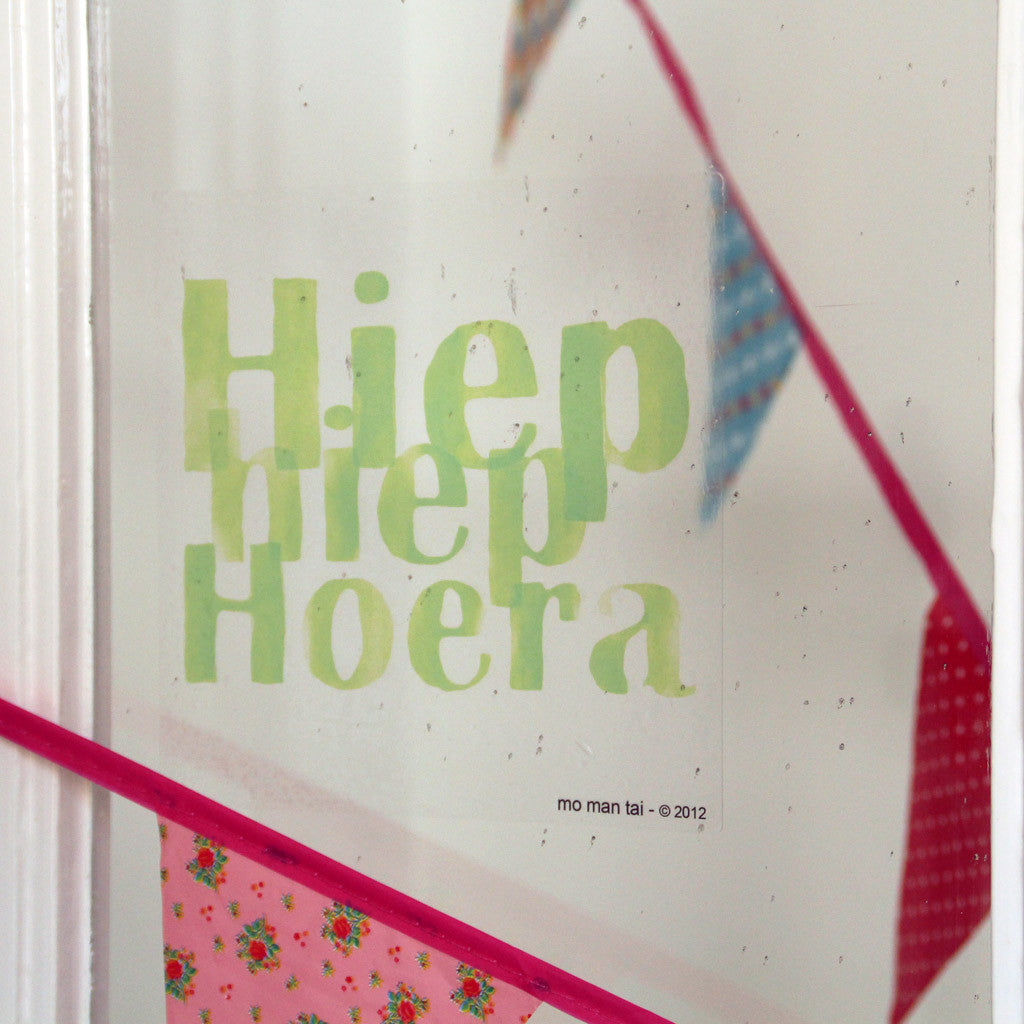 Hiep Hiep Hoera Quotes Cadeau Label | Confetti Hiep Hiep Hoera | 1